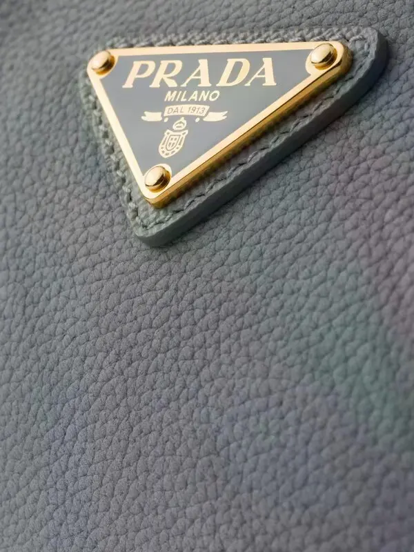 Prada Re-edition 2005 Nubuck And Saffiano Leather Mini-bag - Blue