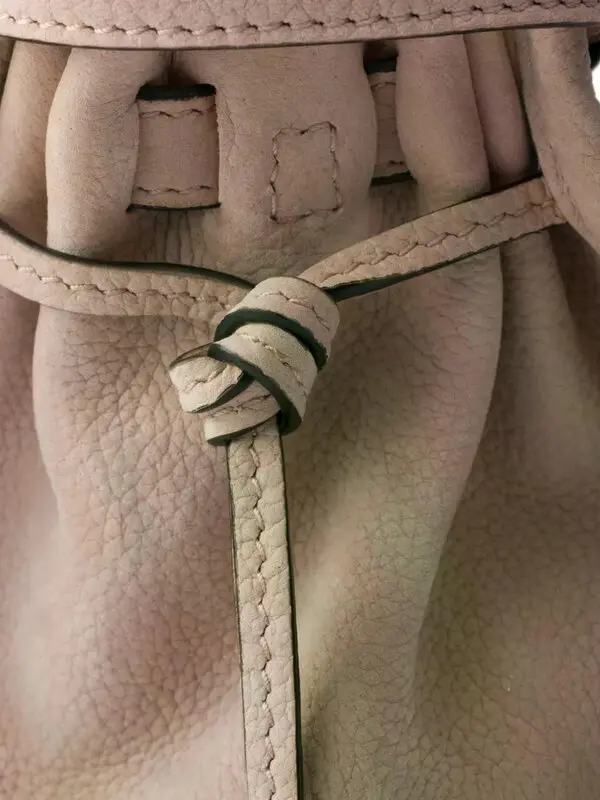Prada Bonnie Medium Nubuck Leather Handbag - Neutrals