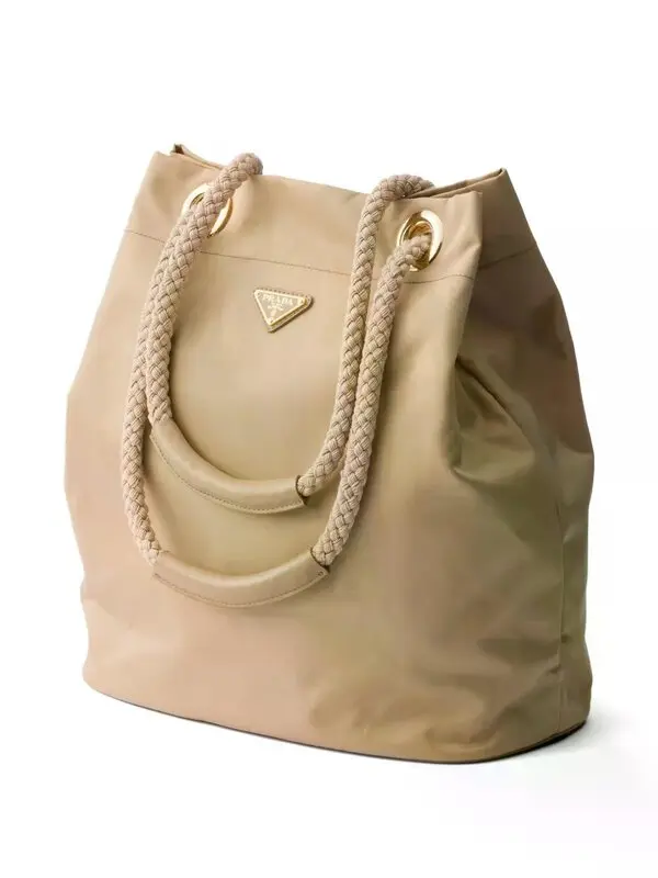 Prada Mariner Large Re-nylon Bucket Bag - Neutrals
