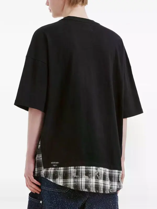 MUSIUM DIV. Layered-effect Logo-print T-shirt