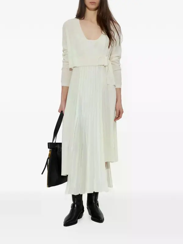 ALLSAINTS Lucille Pleated Midi Dress