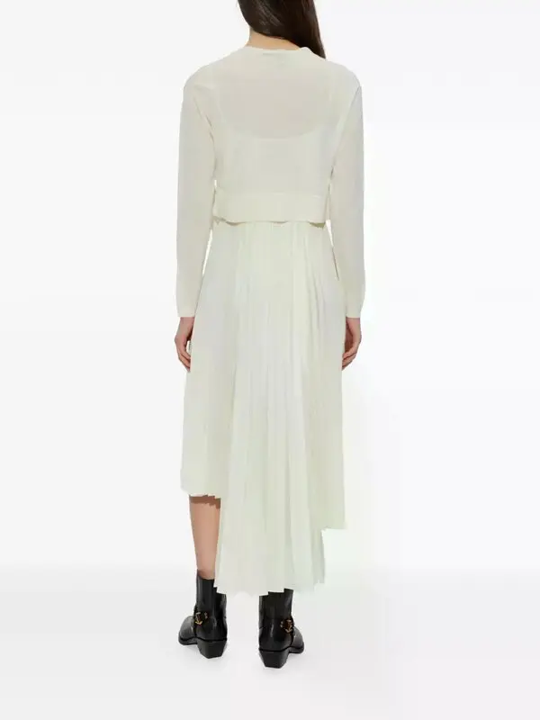 ALLSAINTS Lucille Pleated Midi Dress