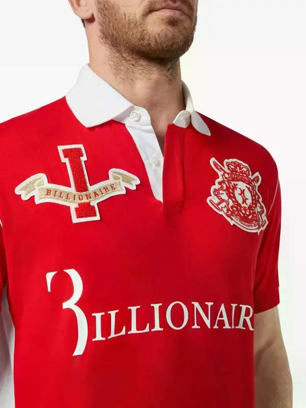 BILLIONAIRE Ss Polo Team Montecarlo Polo Shirt