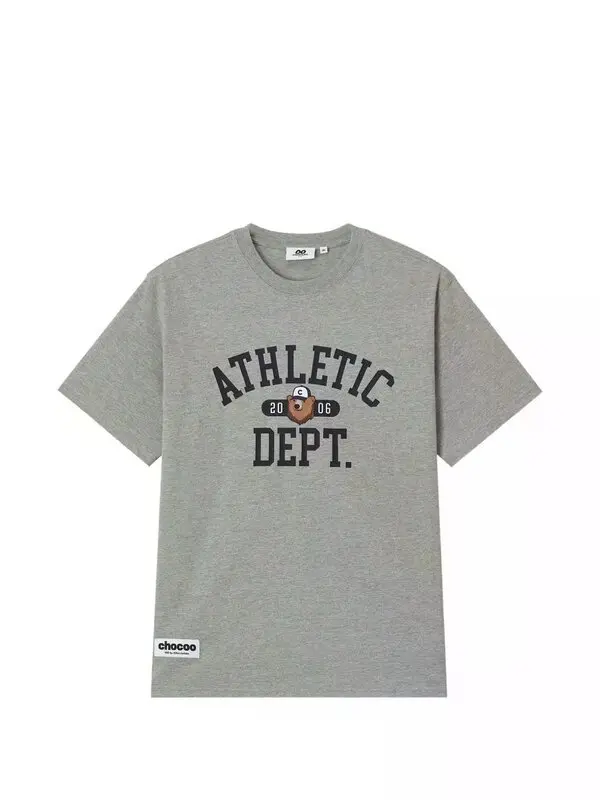 CHOCOOLATE Graphic-print Crew-neck T-shirt - Grey
