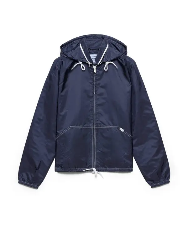 Prada Lightweight Re-nylon Blouson Jacket With Hood