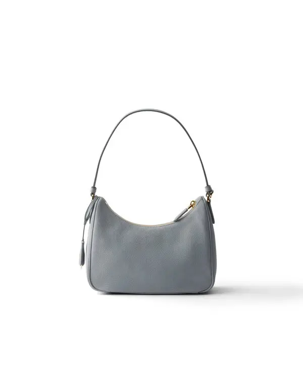 Prada Re-edition 2005 Nubuck And Saffiano Leather Mini Bag - Opaline