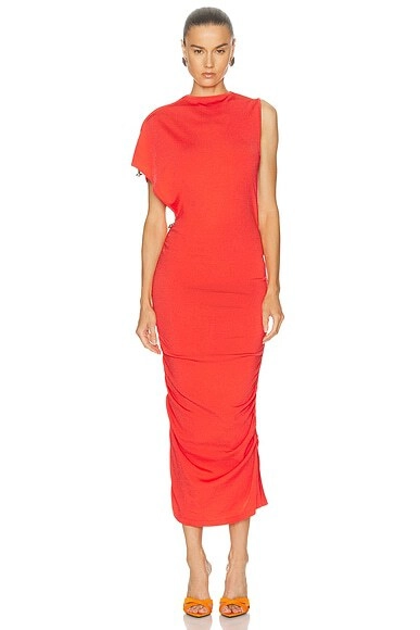 Coperni Printed Adjustable Dress
