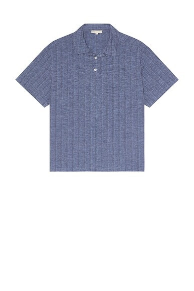 Onia Cotton Linen Pop Over Shirt