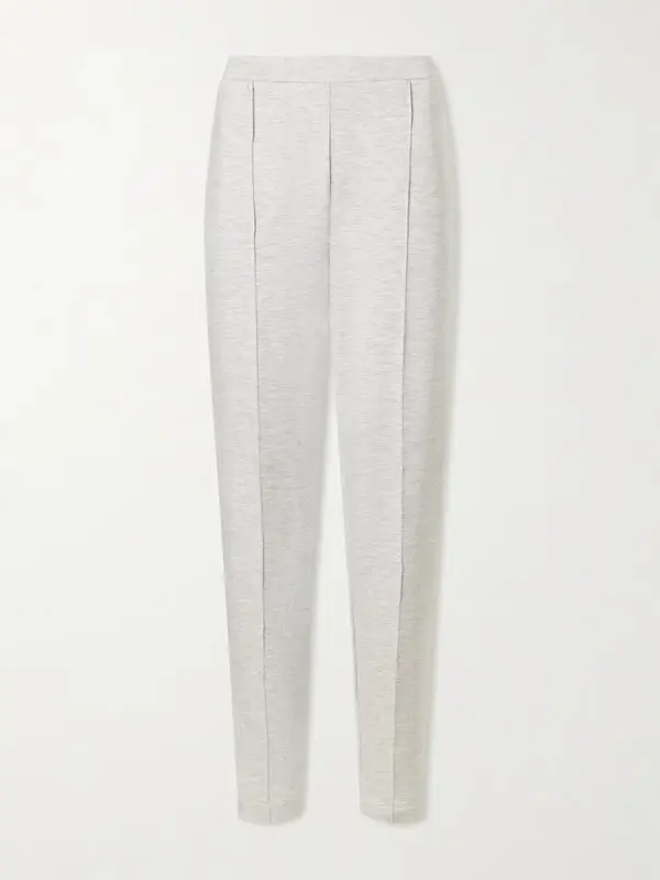 Varley Slim Pintuck Stretch-jersey Track Pants