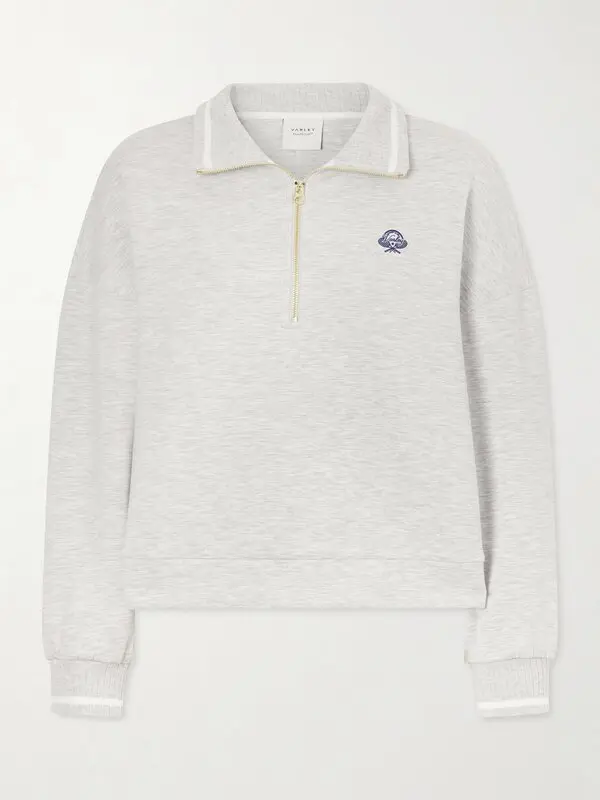 Varley Bertie Half-zip Sweatshirt - Gray