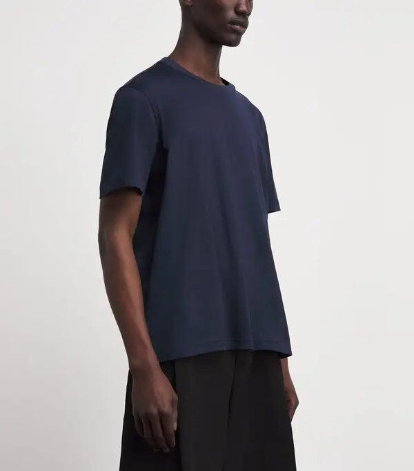 Brioni Cotton Short-sleeve T-shirt - Blue