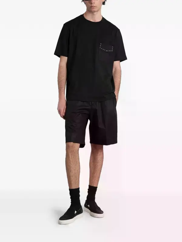 LOW BRAND Elasticated Waistband Shorts - Black