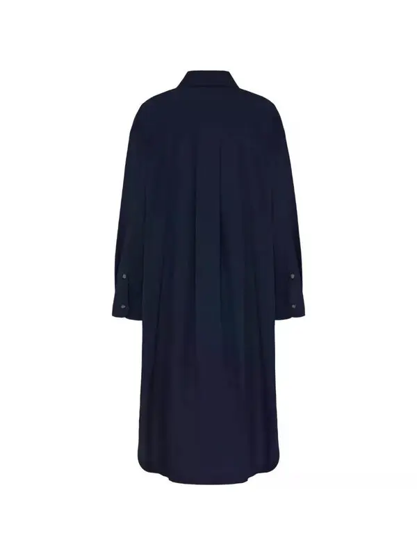 Malo Pleated Button-up Dress