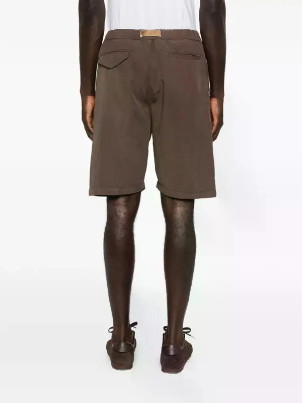 WHITE SAND Elasticated Waistband Shorts
