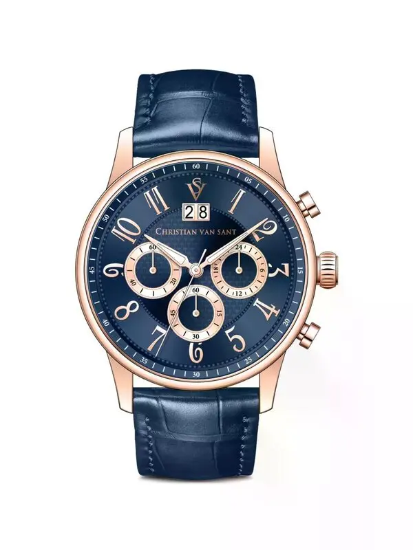 CHRISTIAN VAN SANT Heritage Chronograph Watch - Blue