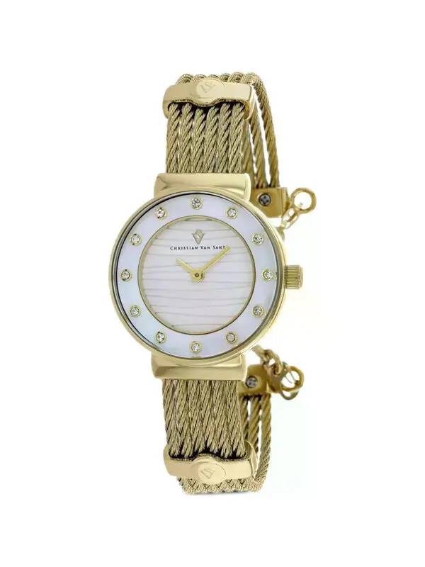 CHRISTIAN VAN SANT Cable-link Watch - Silver