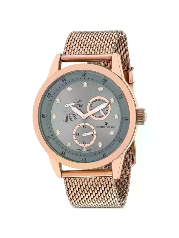 CHRISTIAN VAN SANT Rio 44mm Watch - Silver