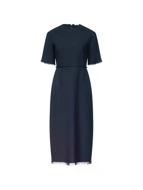 FFORME Brooke Frayed-edge Midi Dress