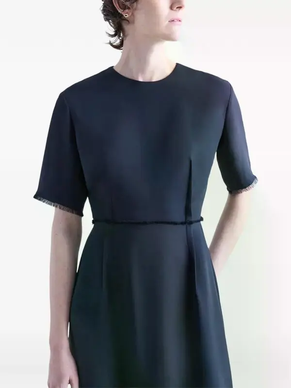 FFORME Brooke Frayed-edge Midi Dress