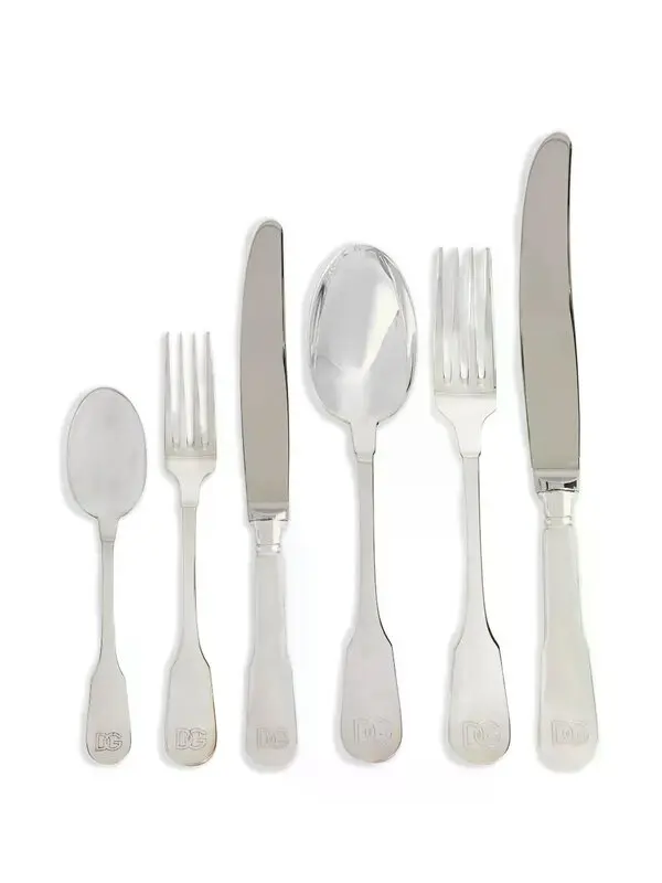 Dolce & Gabbana 6 Piece Cutlery - Silver