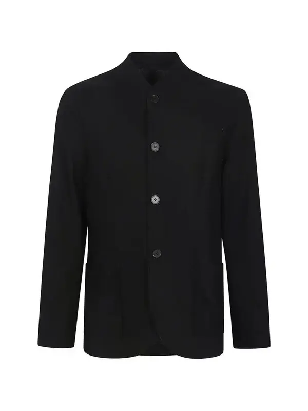 Harris Wharf London Nehru Mandarin-collar Button-up Jacket