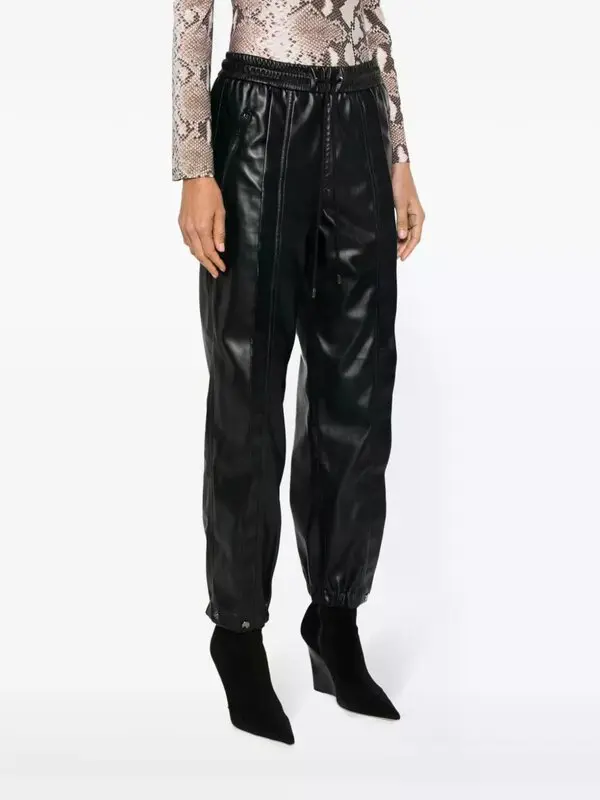 Iceberg Faux Leather Straight-leg Trousers