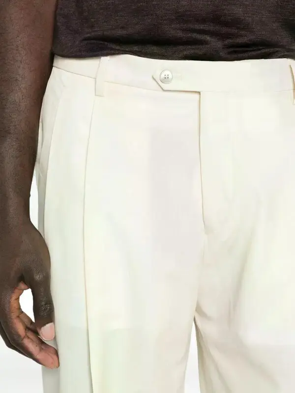 BRIGLIA 1949 Pleated Tapered Trousers