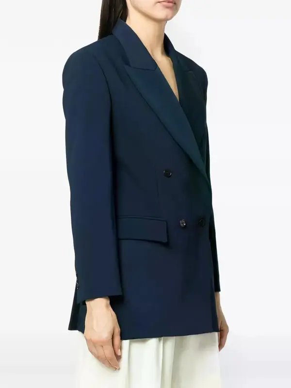 P.a.r.o.s.h Double-breasted Wool Blazer With Peak Lapels