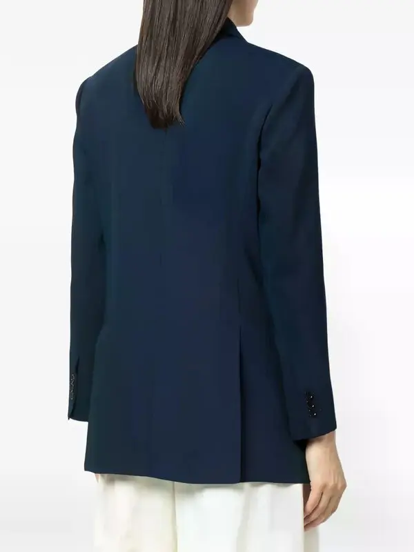 P.a.r.o.s.h Double-breasted Wool Blazer With Peak Lapels