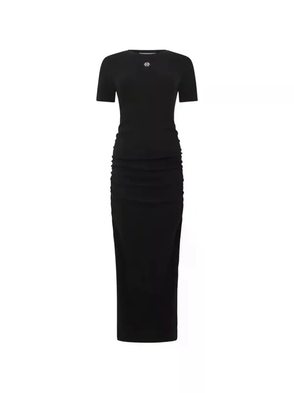 Philipp Plein Logo-patch Maxi Dress