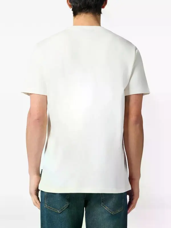 Philipp Plein Round Neck T-shirt Ice Cream Dollar