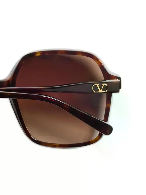 Valentino Garavani Rectangular Acetate Sunglasses