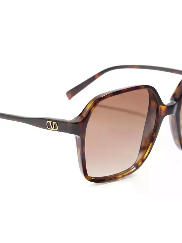 Valentino Garavani Rectangular Acetate Sunglasses