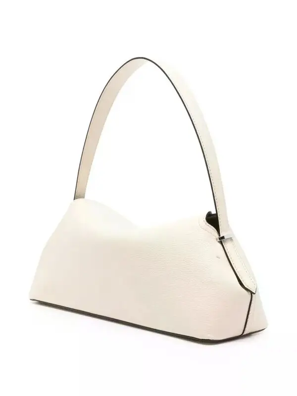 TOTEME T-lock Grained Leather Shoulder Bag - Neutrals