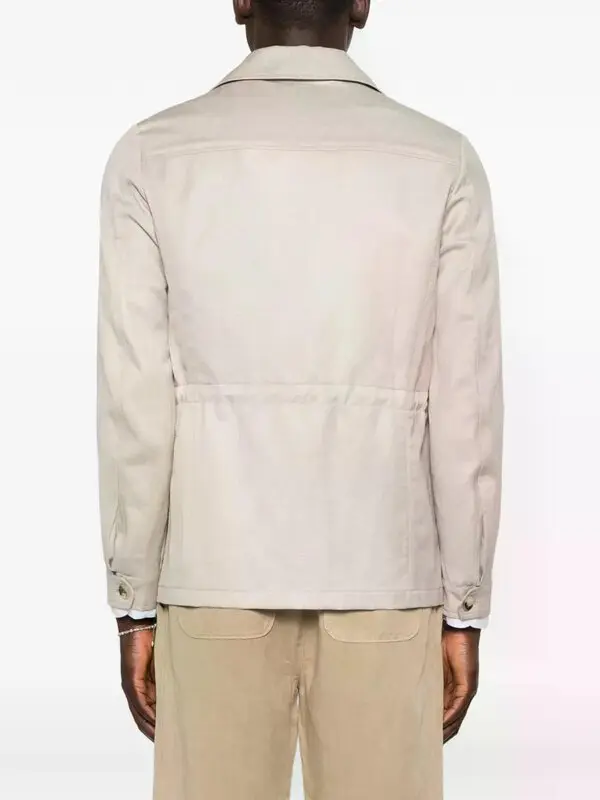 Canali Four-pocket Button-up Jacket - Neutrals
