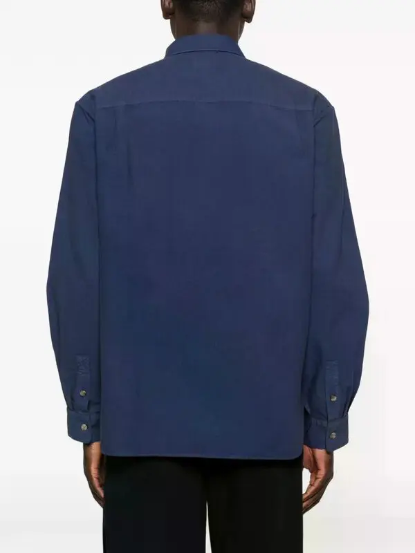 A.p.c. Button-fastening Pocket Shirt - Blue