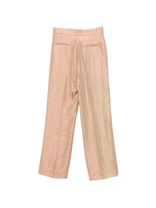 RAME Crinkled Effect Wide-leg Trousers