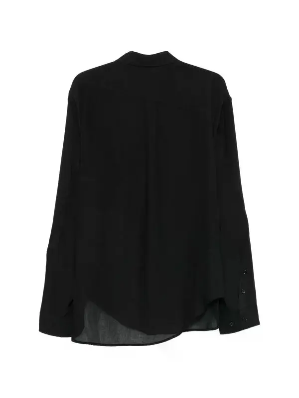 SONGZIO Layered Asymmetric-hem Shirt