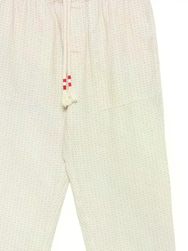 MC2 SAINT BARTH Calais Geometric Print Trousers