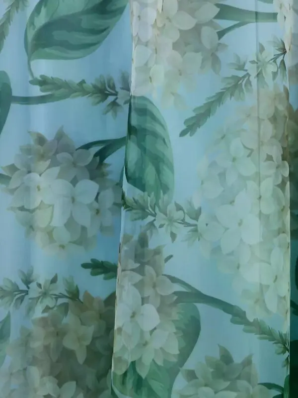 NISSA Belted Floral-print Maxi Dress