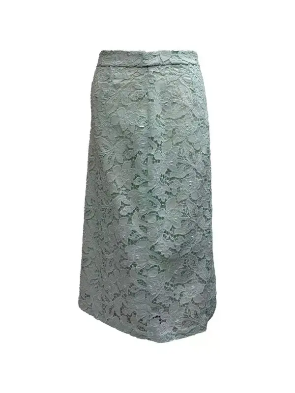 Zimmermann Lace Detailed Midi Skirt