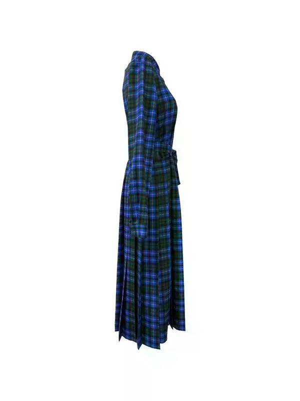 MSGM Checked Midi Dress