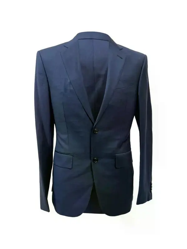 Ermenegildo Zegna Plaid Blazer Trousers Set - Blue