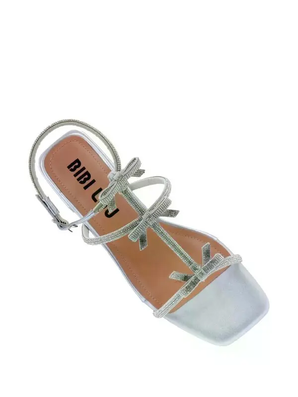 BIBI LOU Poline Crystal-embellished Bow Sandals
