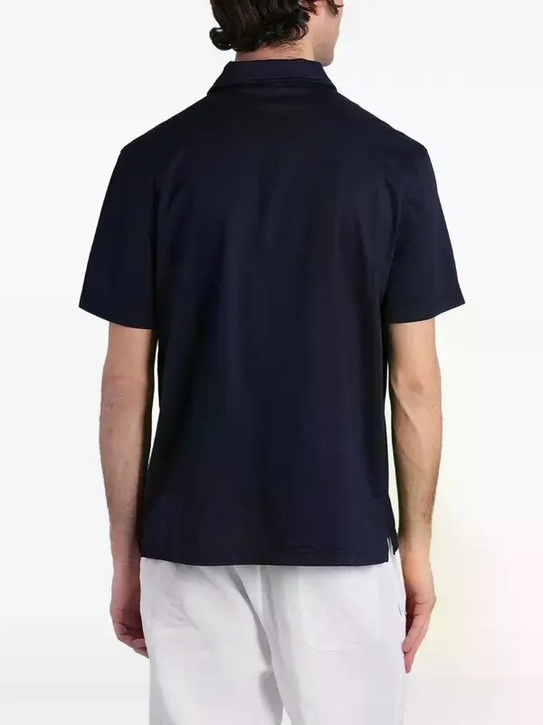 Aspesi Short-sleeve Polo Shirt - Blue