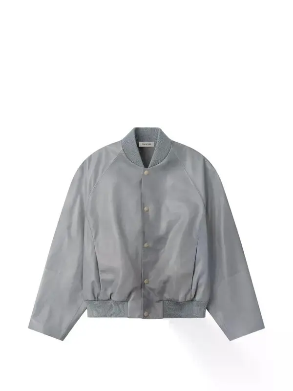 Fear Of God Number Motif Bomber Jacket - Grey