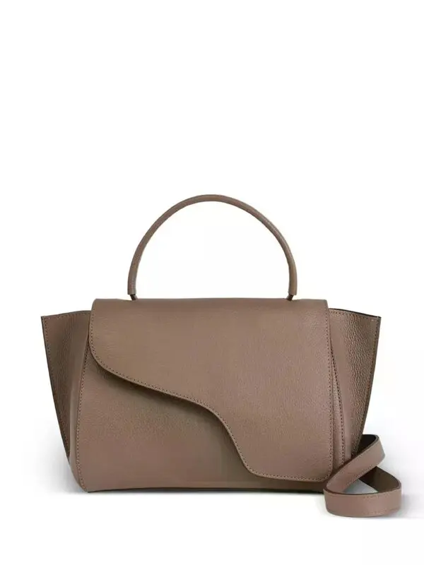 ATP ATELIER Arezzo Asymmetric Leather Tote - Neutrals
