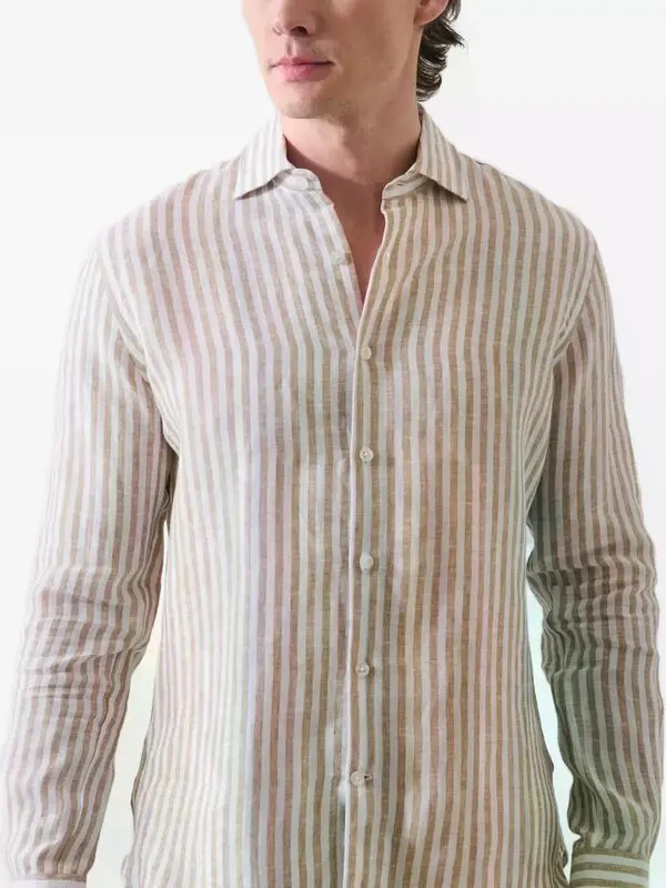 PATRICK ASSARAF Bengal Stripe-print Shirt