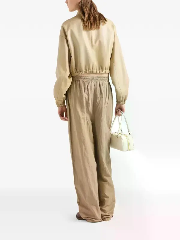 Prada Cropped Nappa Leather Jacket