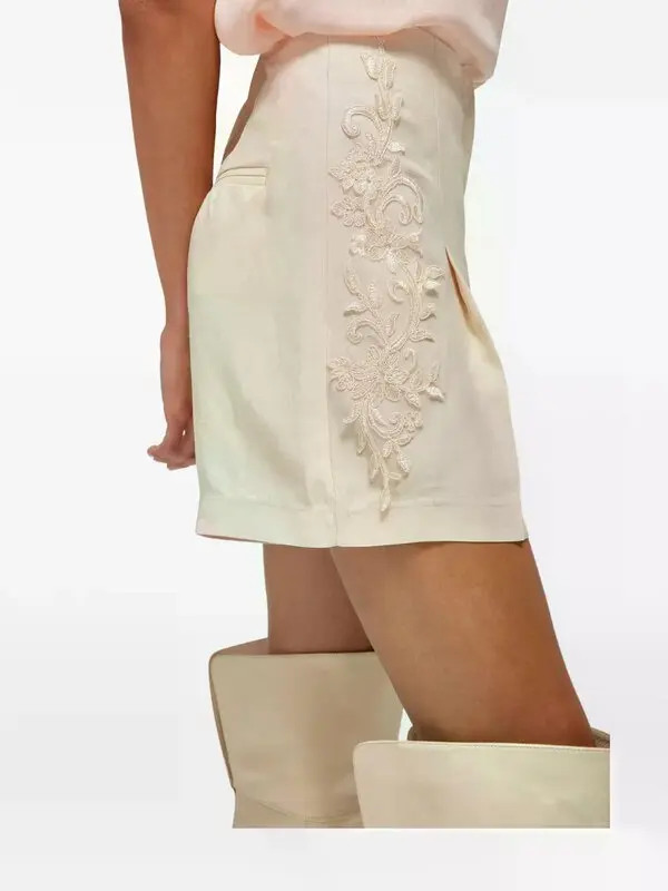 BLUGIRL Floral-embroidered Shorts
